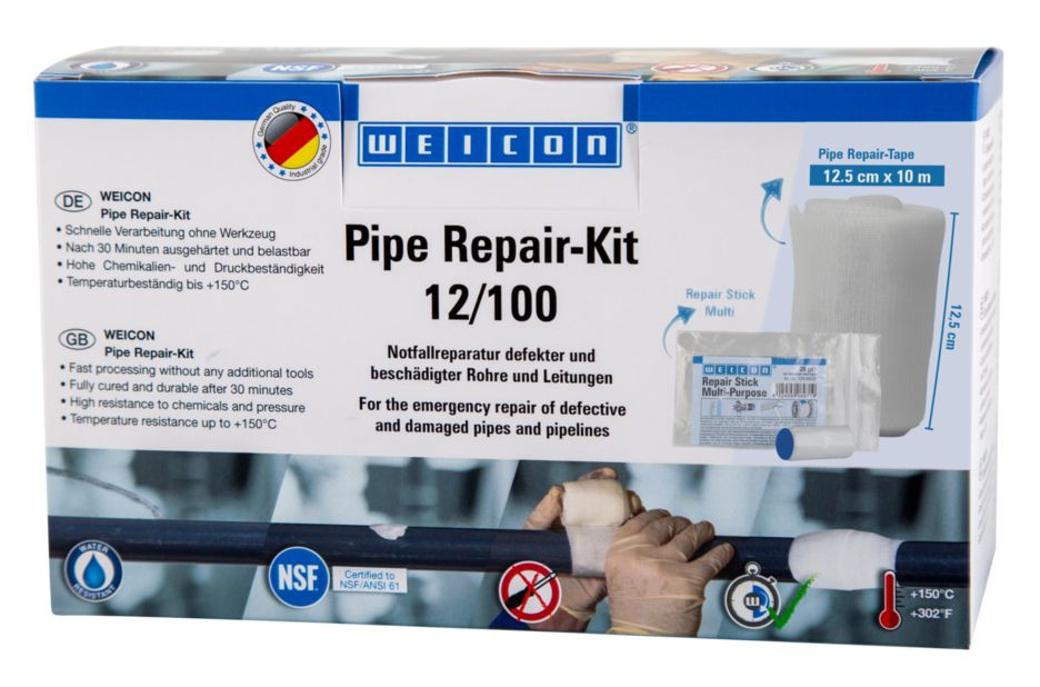 Weicon Pipe Repair-Kit csőjavító készlet 12/100 - CHEMSOLUTI